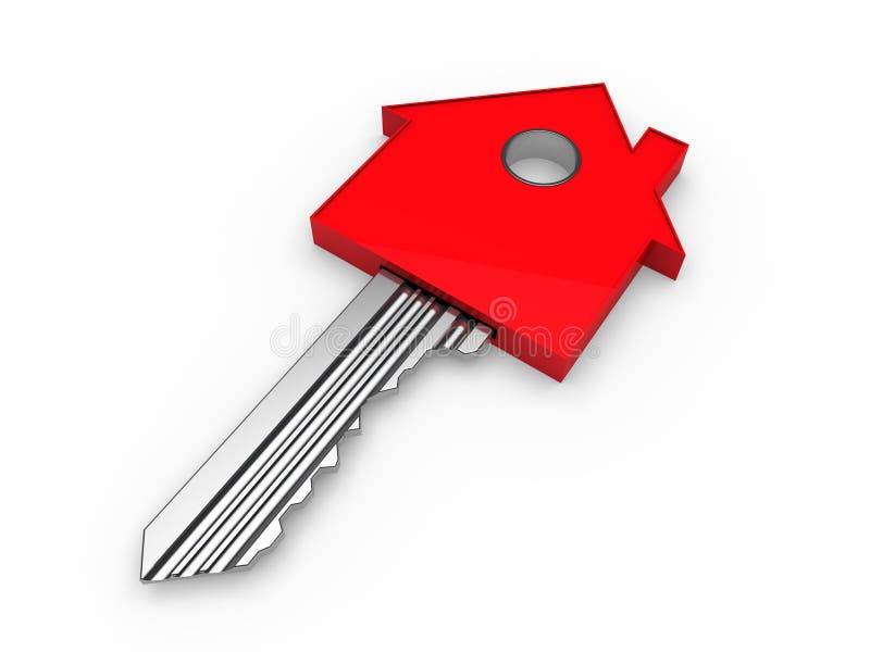 3d Red Key Picture. Image: 21056160