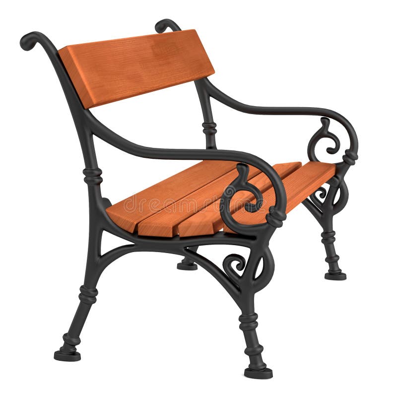 3d render of bench stock illustration. Illustration of graphics - 40188969