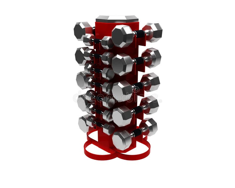 Dumbbells Weights Rack Stock Illustrations – 105 Dumbbells Weights Rack ...