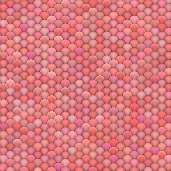 3d Render of Fluffy Balls in Multiple Pink Red Colors Stock Image ...
