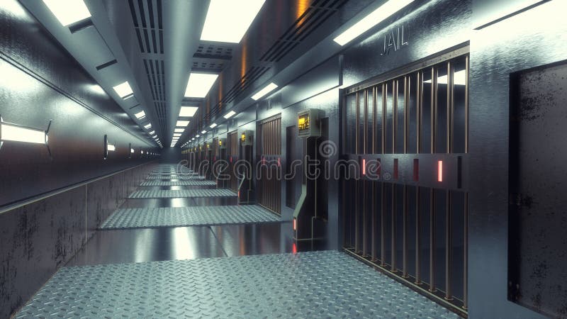 Futuristic Prison Cell Stock Illustrations – 62 Futuristic Prison Cell ...