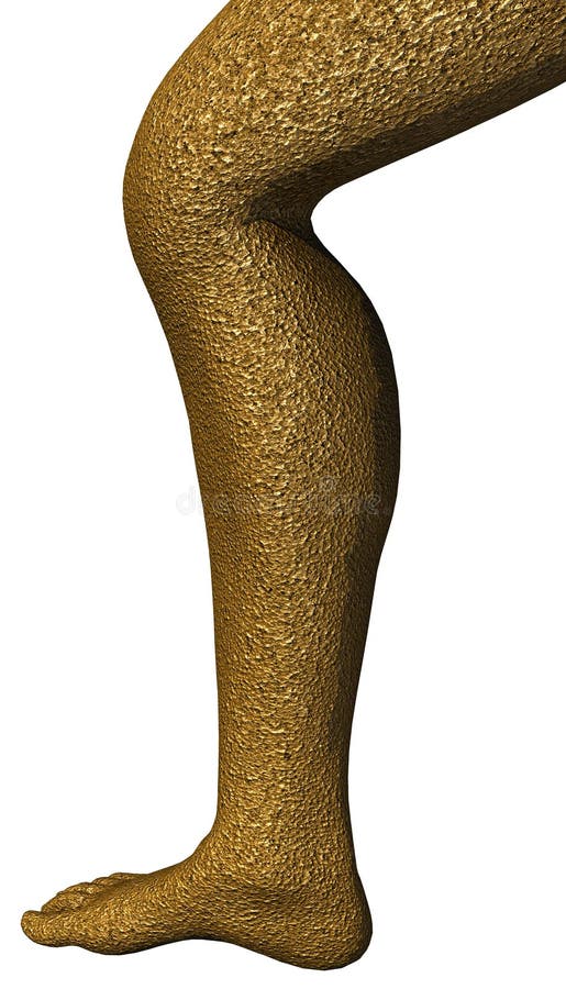 3D render of a human leg stock illustration. Illustration of muscle ...