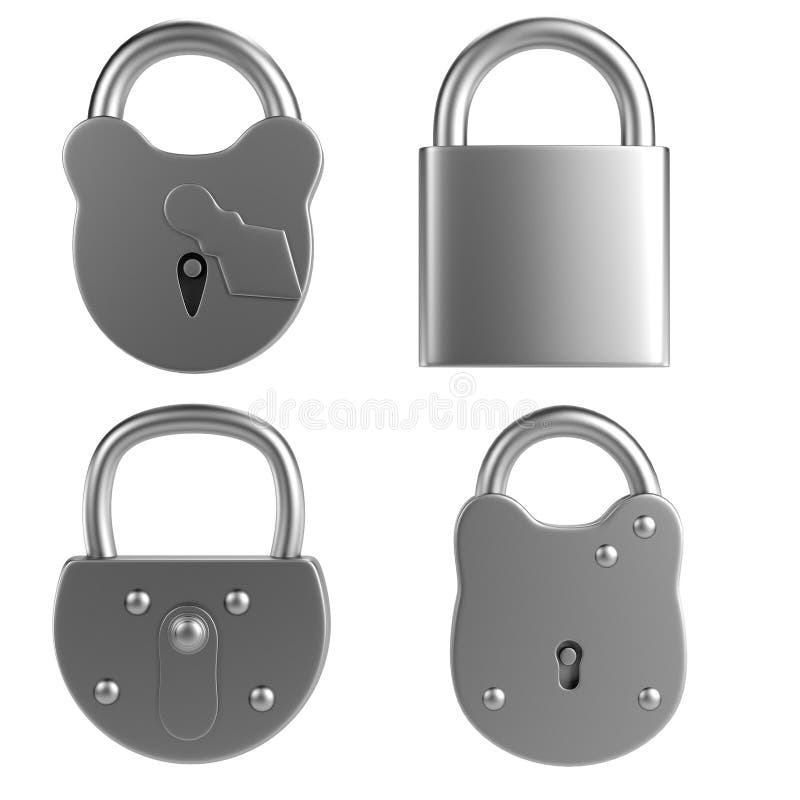 Realistic Locks Stock Illustrations – 202 Realistic Locks Stock ...