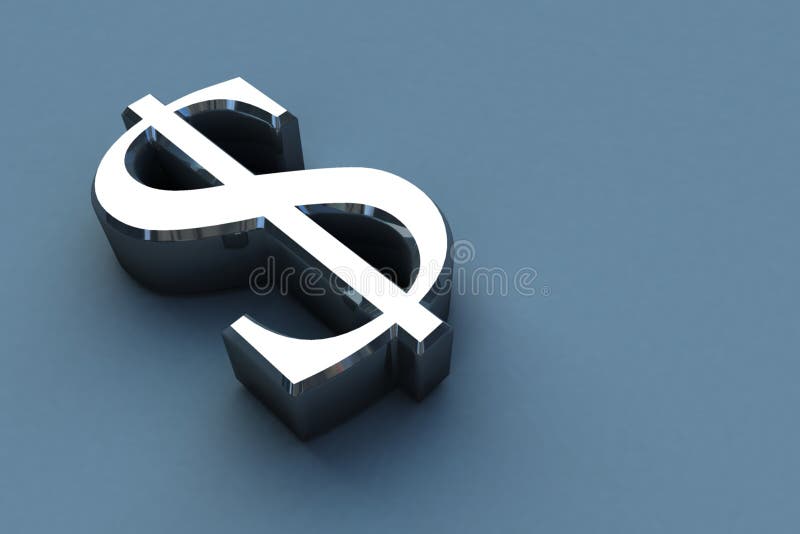 3D Render Money Signs stock illustration. Illustration of banking - 2277627