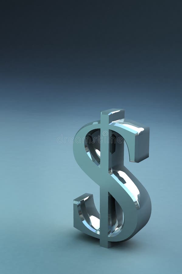 3D Render Money Signs stock illustration. Illustration of banking - 2277627
