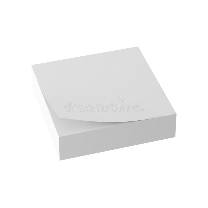 3d render of paper note stock illustration. Illustration of business ...