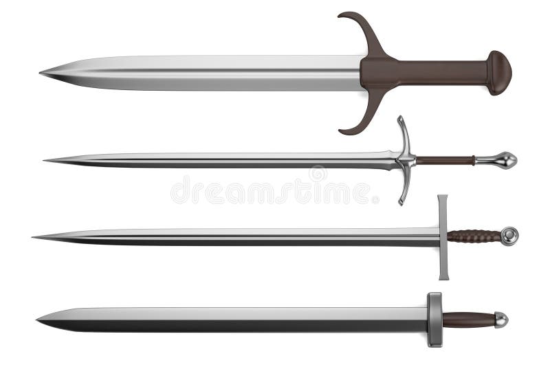 3d render of sword stock illustration. Illustration of model - 38276015