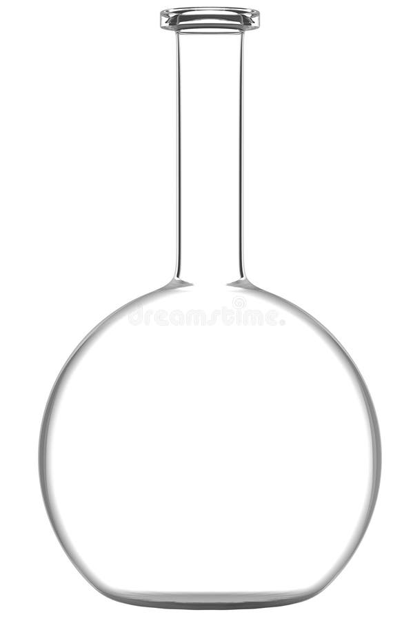 Volumetric Flask. Lab Flasks Connected with Test Tube Illustration ...