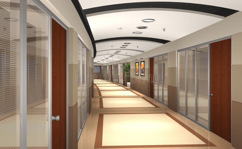 Office Corridor Visual Effect