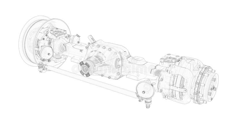 Front Suspension System Stock Illustrations – 117 Front Suspension ...