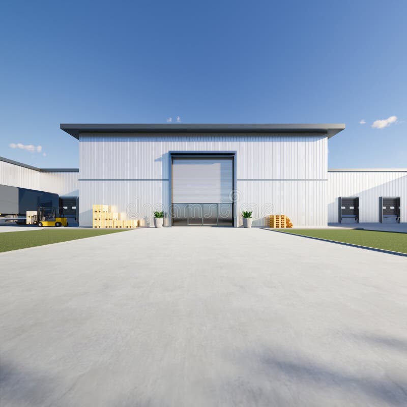 Truck Warehouse Distribution Center Stock Illustrations – 832 Truck ...