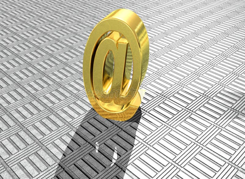 3D Rendering Gold At Symbol - Free Photo from StockFreeImages