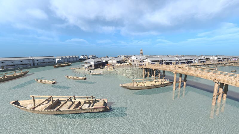 Fishery Harbor Stock Illustrations – 453 Fishery Harbor Stock ...