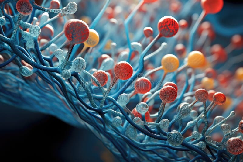 3d Rendering of Human Body Model with Neurons and Nervous System ...