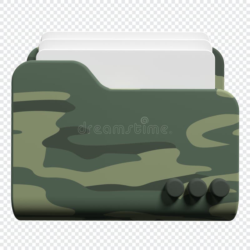 Simple Paper Army Folder Icon Stock Illustrations – 2 Simple Paper Army ...
