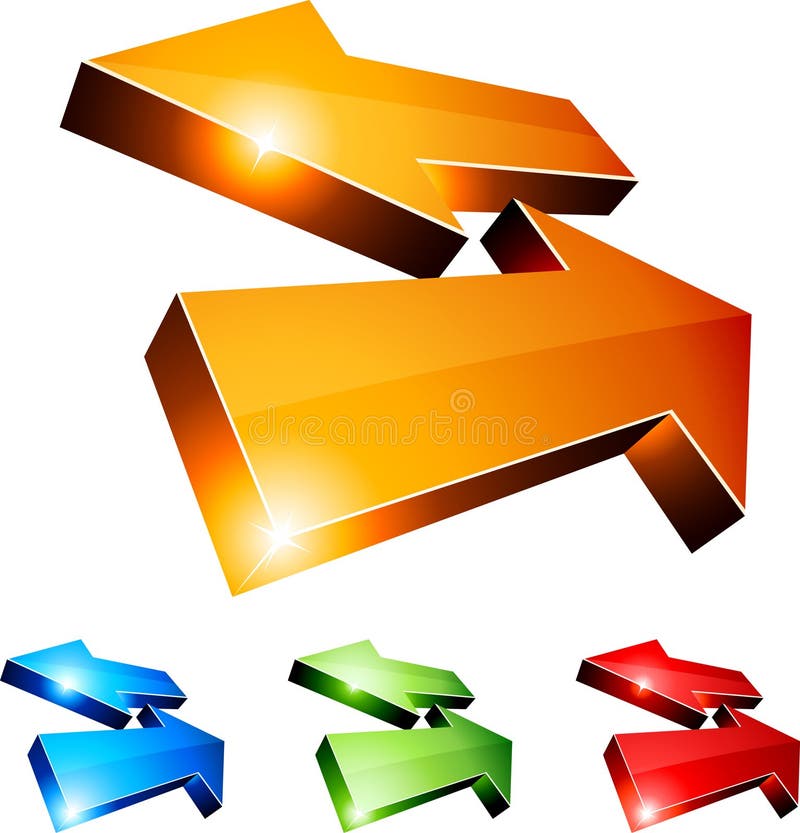 3d Arrow Return Stock Illustrations – 1,795 3d Arrow Return Stock ...