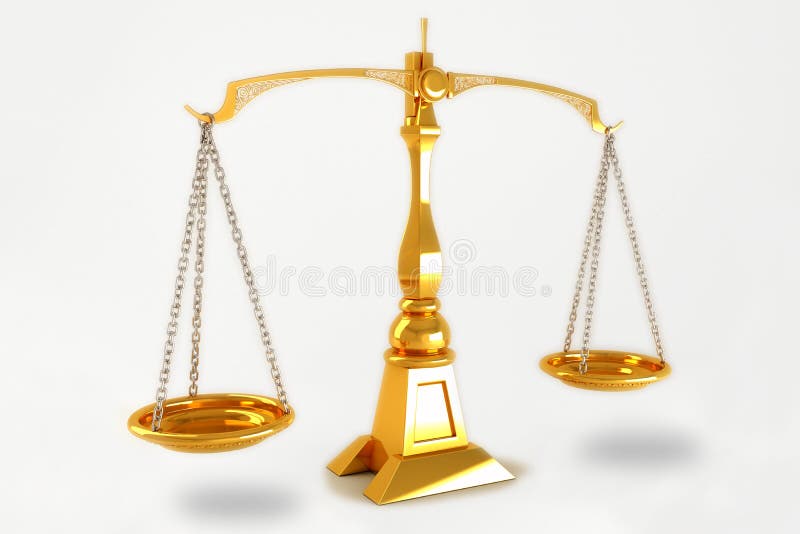 3d Man Holding Balance Scale Stock Illustration - Illustration of ...