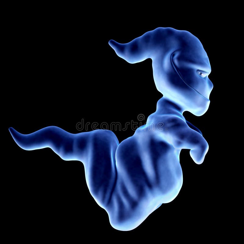 3D Schlechter Halloween Geist Stock Abbildung - Illustration von geist ...