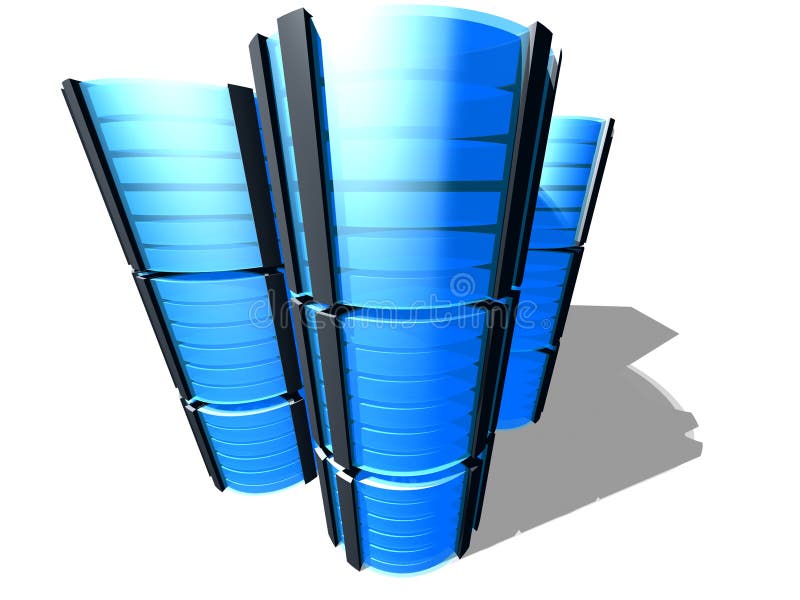 Server farm blue stock illustration. Illustration of good - 2583731