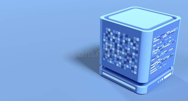 3D Server Icon. Computer Server 3d Render Icon. Cloud Computing Stock ...