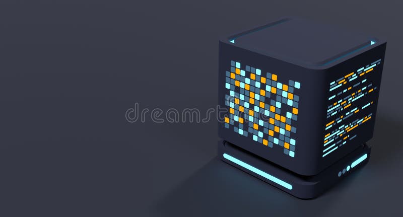 3d Cloud Computing Technology. Cloud Storage Technology and Online Data ...