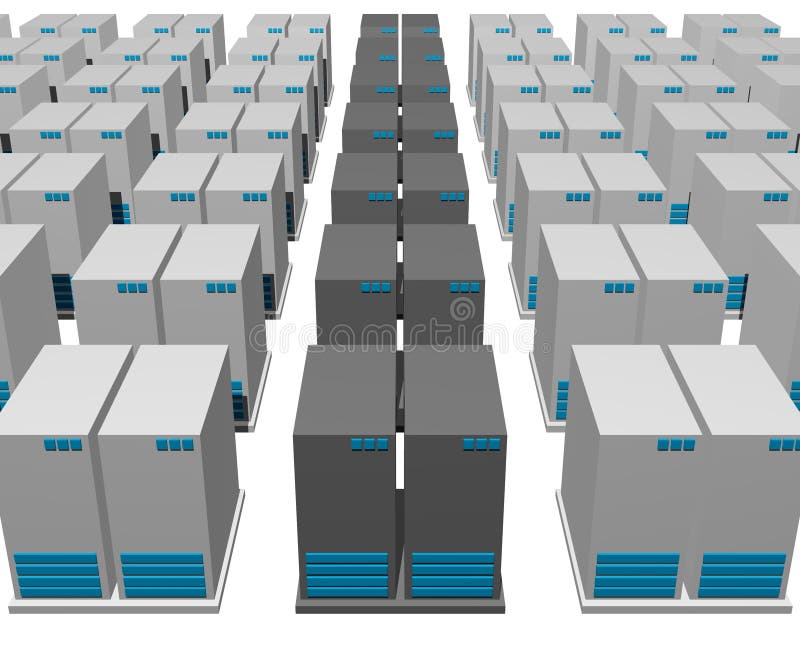 Server - Business Technology Clip Art Isolated Stock Illustration ...