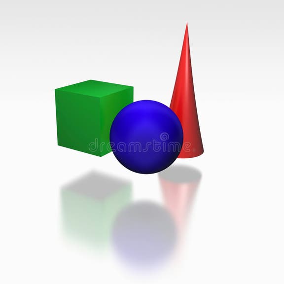 Rendered Geometric Shapes Stock Illustrations – 22,040 Rendered ...