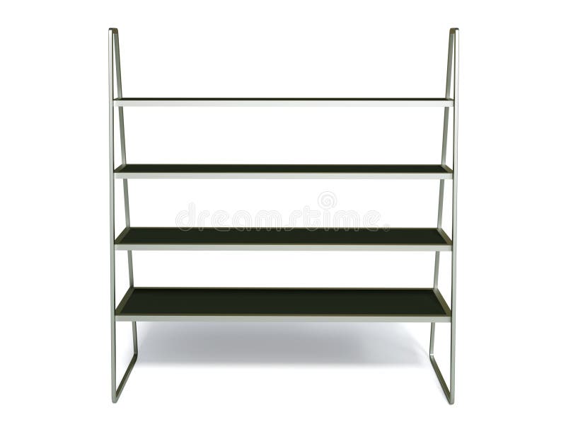 3D shelves and shelf stock illustration. Illustration of blank - 26519375