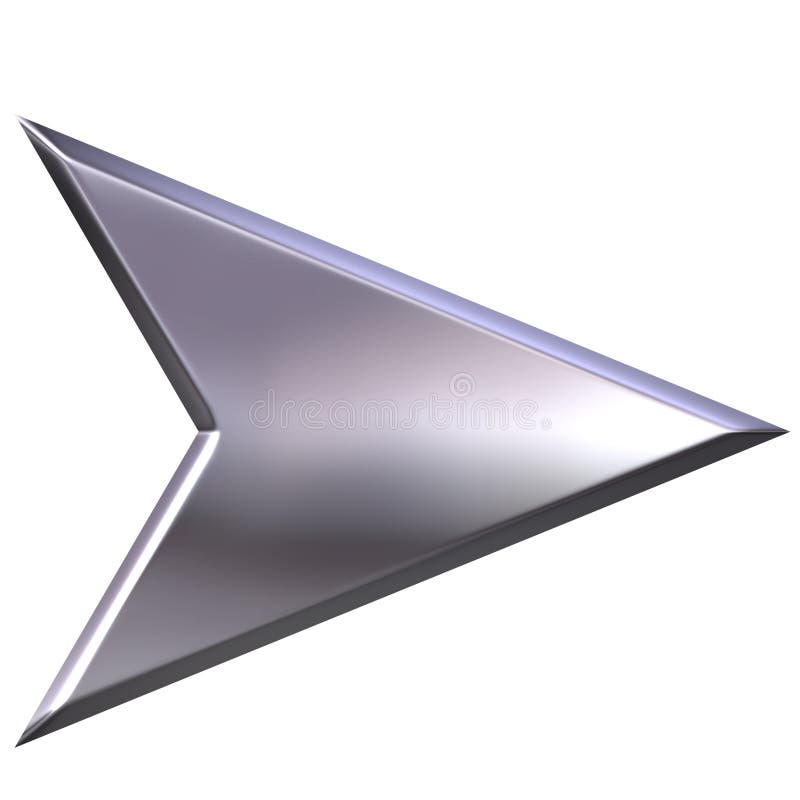 Pointer Arrow Clipart Silver
