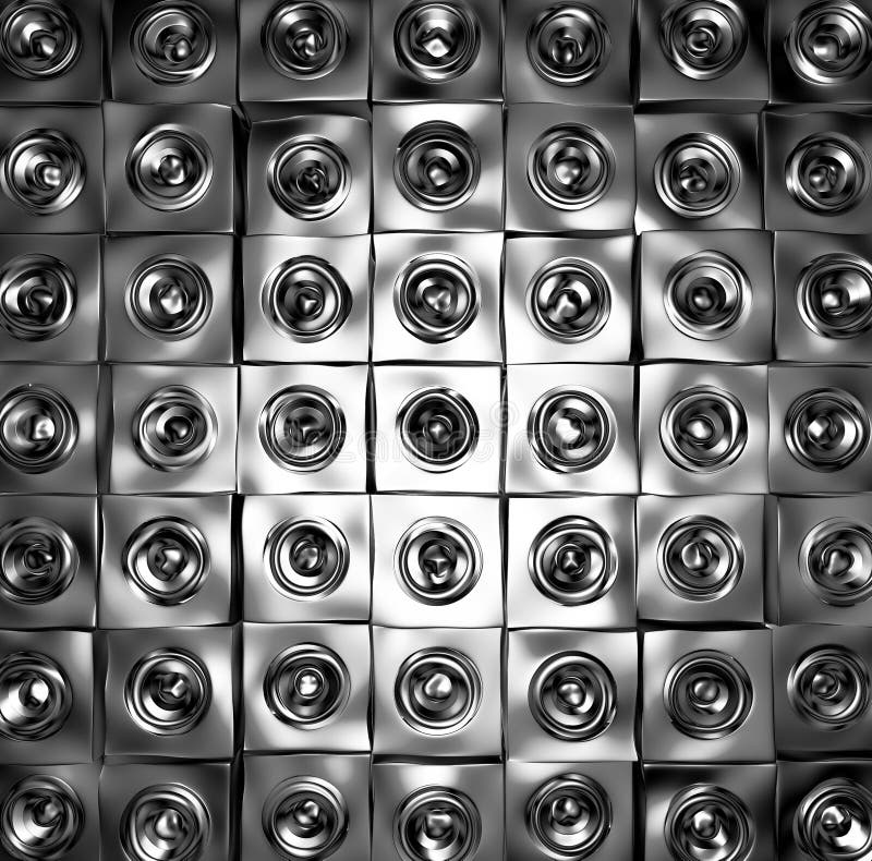 3d Silver Chrome Sound-system Deejay Dj Set Stock Illustration ...