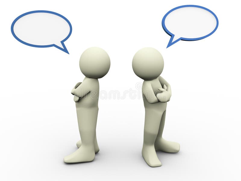 3d Sind Leute Anderer Meinung Stock Abbildung - Illustration von ...