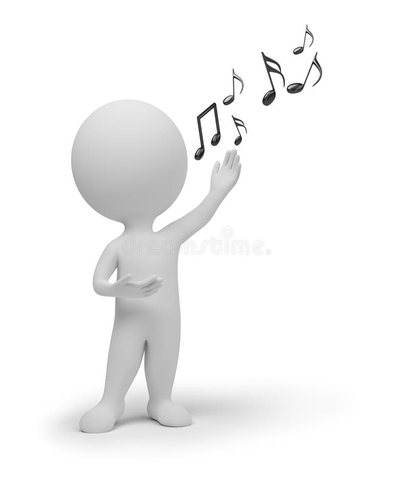 3d Small People Music Notes Stock Illustrations – 27 3d Small People ...