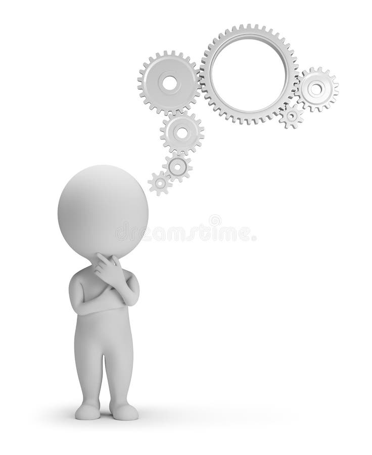 3d White People Thinking Stock Illustrations – 3,136 3d White People ...