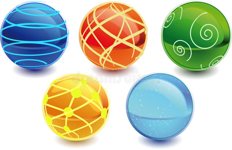3d spheres stock vector. Illustration of case, christal - 8452504