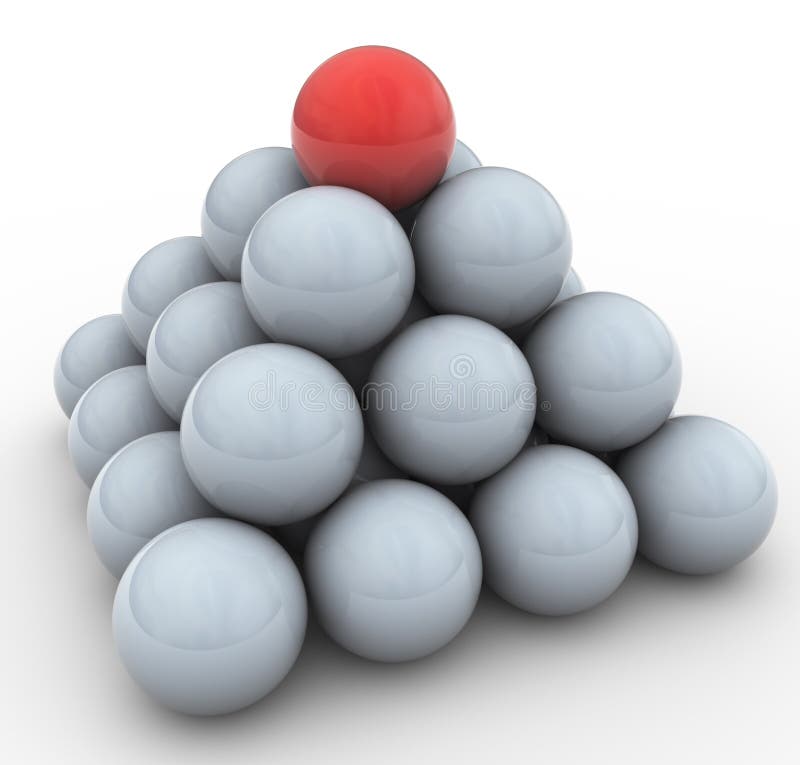 3d spheres pyramid stock illustration. Illustration of balls - 20471853