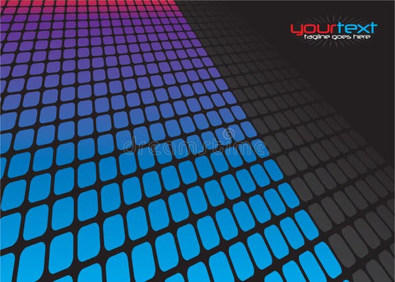 3D Squares Grid Layout stock vector. Illustration of purple - 13299307