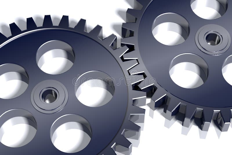 Gears stock vector. Illustration of connection, machinery - 21153478