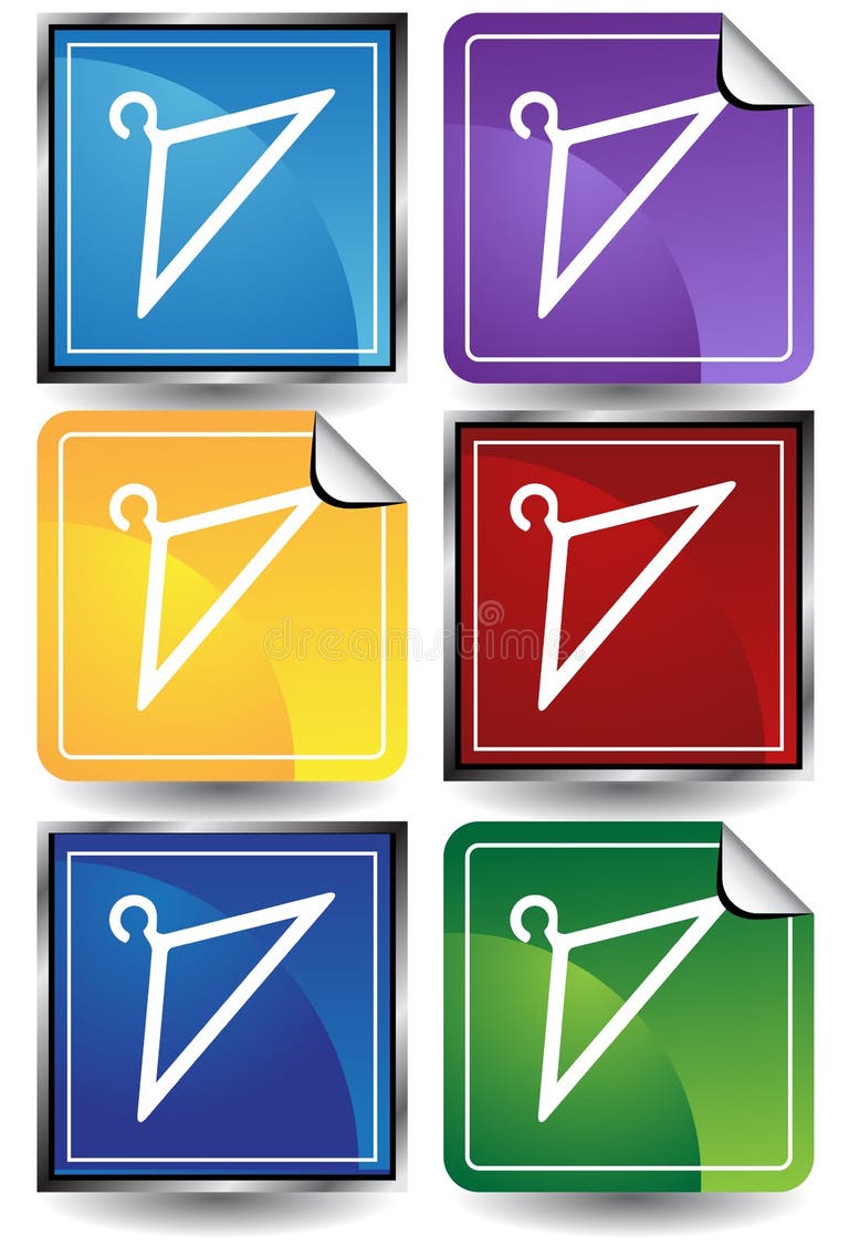 Sticker Set Hangers Stock Illustrations – 57 Sticker Set Hangers Stock ...