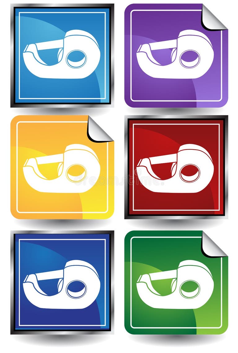 Sticker Tape Stock Illustrations – 40,634 Sticker Tape Stock ...