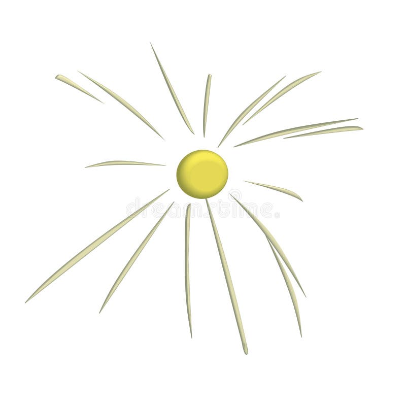 3D sun stock vector. Illustration of clip, warm, icon - 11562975