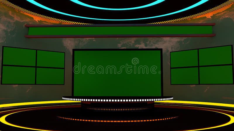 3d television stage stock illustration. Illustration of stage - 29609003
