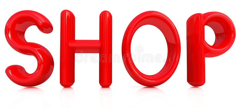 Text Shop Shopping Bag Symbol Decoration Vector Stock Vector ...