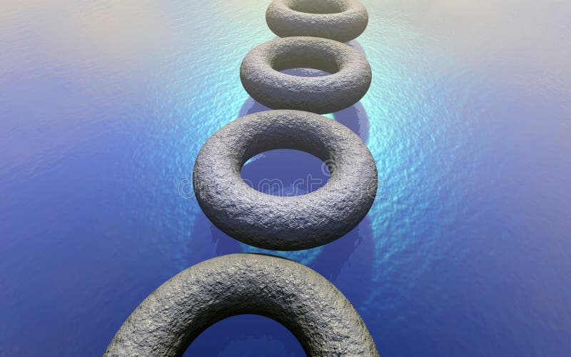 3D Torus stock illustration. Illustration of sharp, reverberation - 4267517