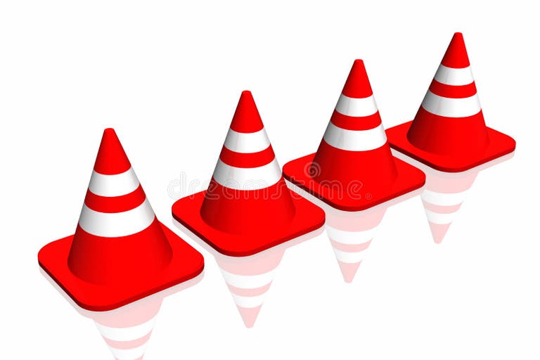 Traffic Cone Pattern Stock Illustrations – 1,208 Traffic Cone Pattern ...