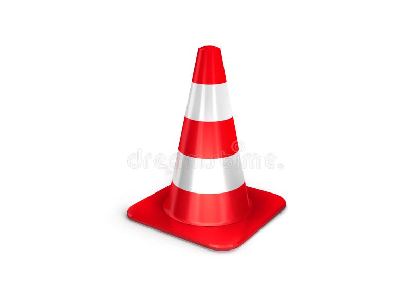 3d Red Traffic Cones Stock Illustrations – 308 3d Red Traffic Cones ...
