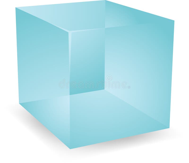 3d Translucent cubes stock vector. Illustration of vector - 8999291