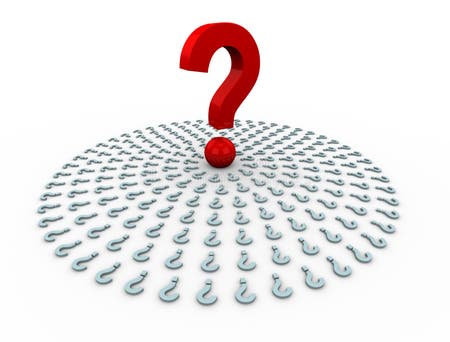 3d unique question mark stock illustration. Illustration of sign - 28342805