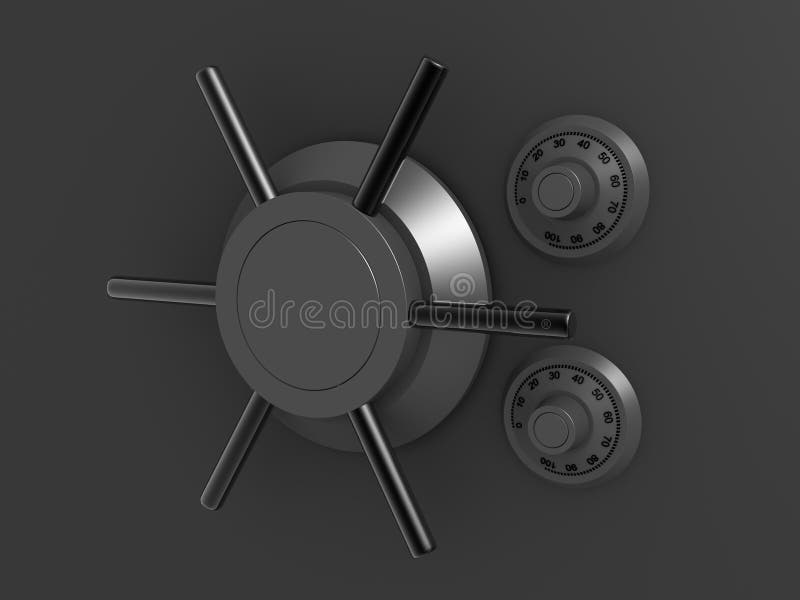 3d vault stock illustration. Illustration of cash, crime - 5331730