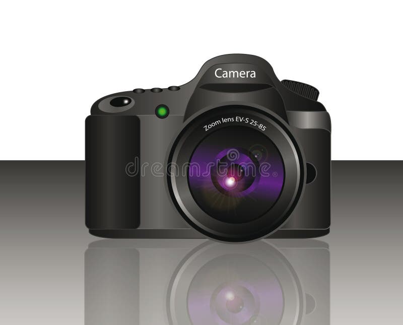 3D vector camera stock vector. Illustration of shutter - 22202809