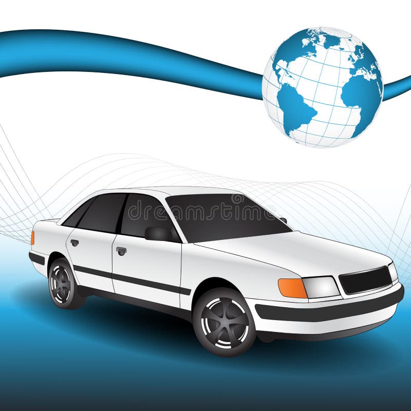 3D Vector Car stock vector. Illustration of design, chrome - 27030370